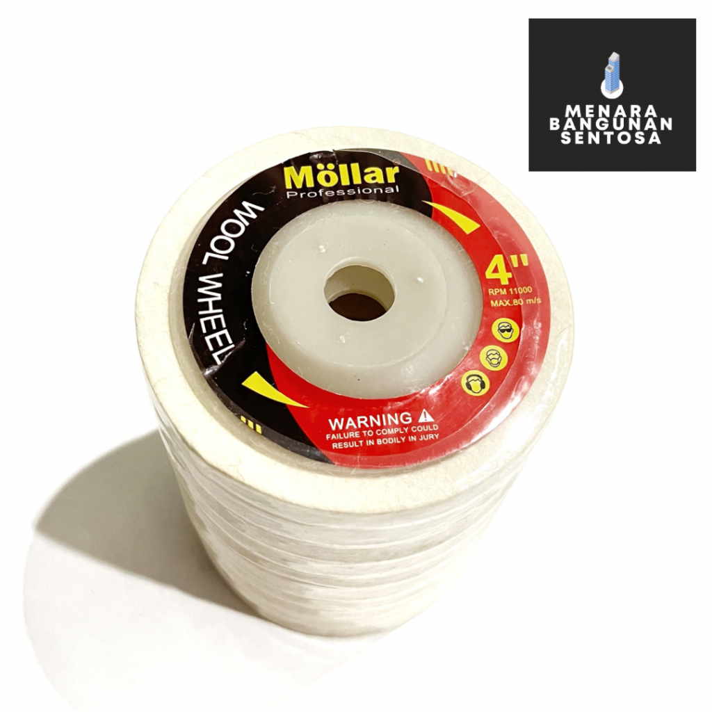 Jual Wool Poles Mollar 4" Inch - Gerinda Polish Disc Wheel Stainless ...