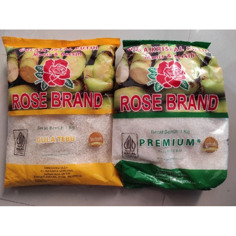 Jual gula rose brand 1 kg dapat 2pack | Shopee Indonesia