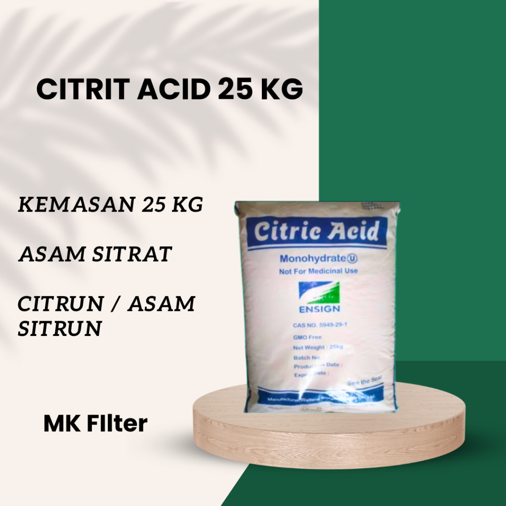 Jual Citrit Acid - Asam Sitrat - Asam Sitrun 25 kg | Shopee Indonesia