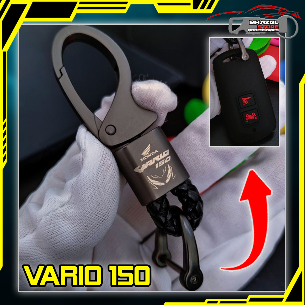 Jual gantungan kunci keyless remote cover silikon motor honda vario ...