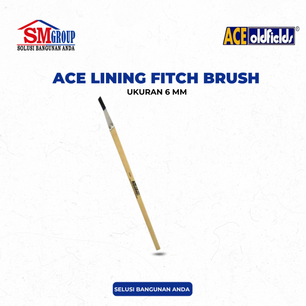 Jual Ace Lining Fitch Brush | Kuas Garis | Ukuran 6",12" & 18" mm ...
