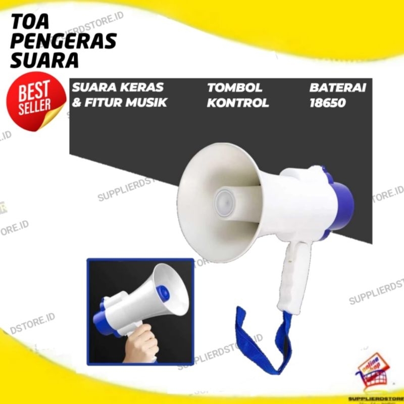 Jual TOA Pengeras Suara Megaphone Baterai Rechargeable With Fungsi ...