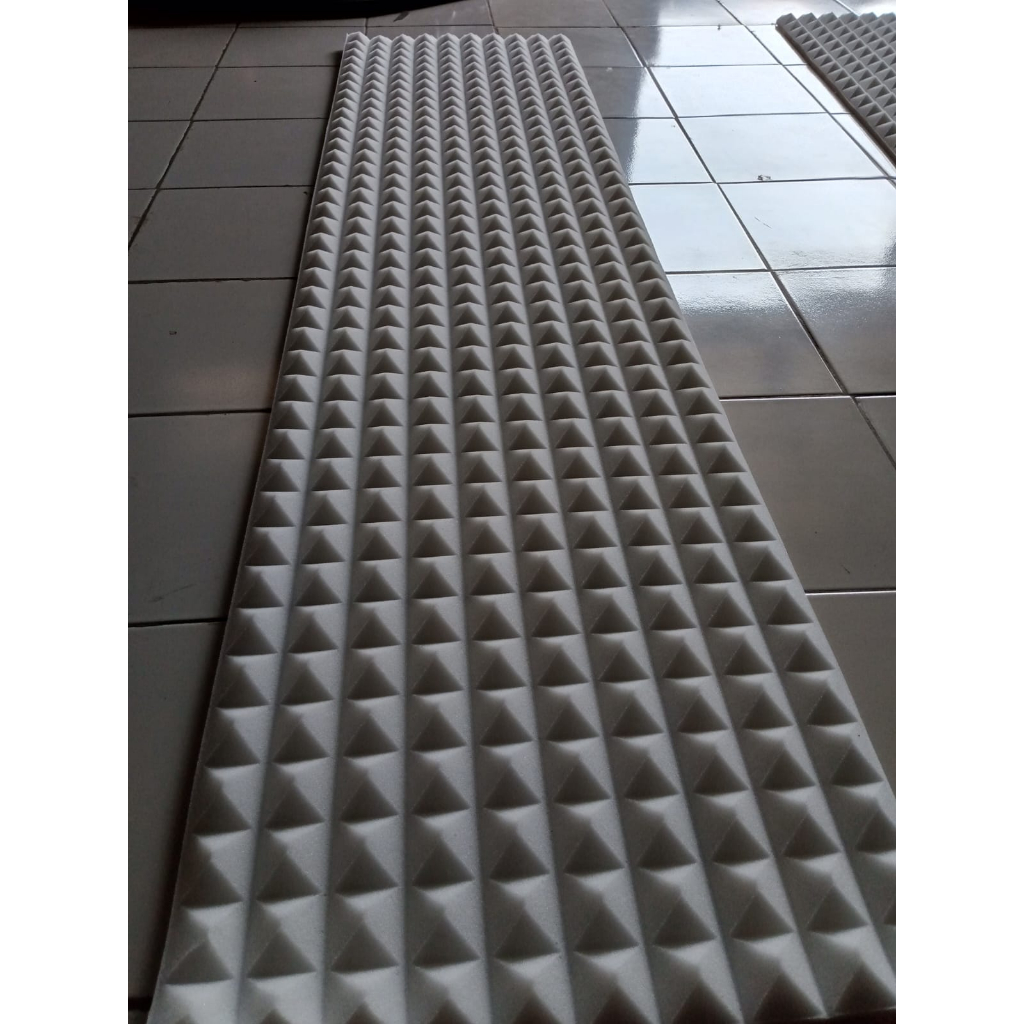 Jual busa peredam suara pyramid putih 200x50x3cm | Shopee Indonesia