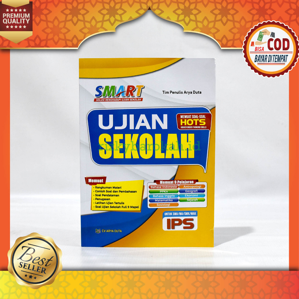 Jual Buku SMART Solusi Menghadapi Ujian Sekolah Untuk SMA MA SMK MAK ...
