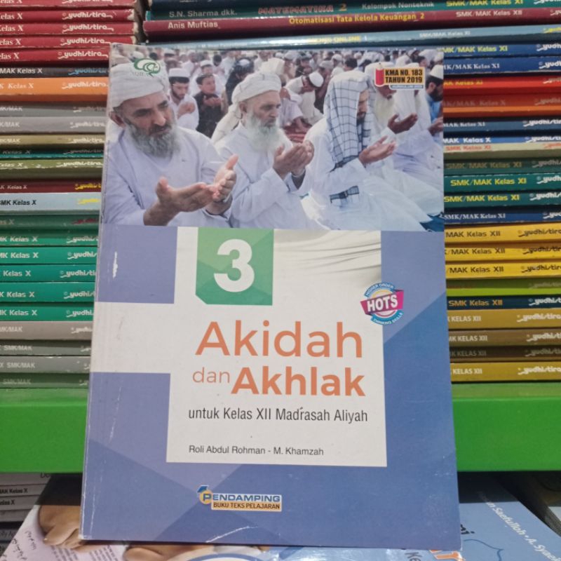 Jual buku bekas kurikulum 2013 edisi revisi AKIDAH AKHLAK UNTUK MADRASAH ALIYAH KELAS 3 | Shopee ...