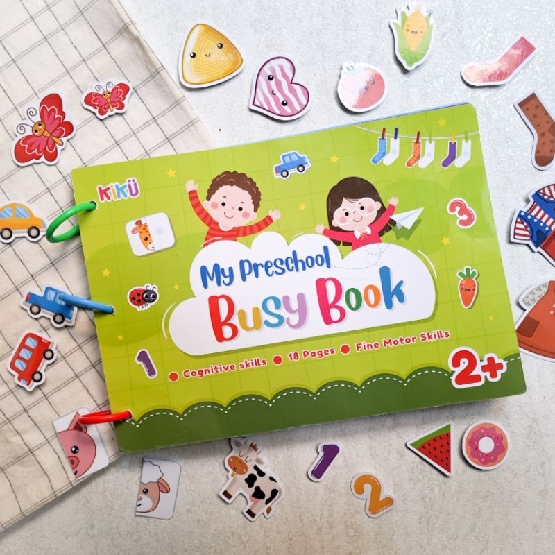 Jual MY PRESCHOOL BUSY BOOK 2-4 tahun quite book buku aktivitas anak ...