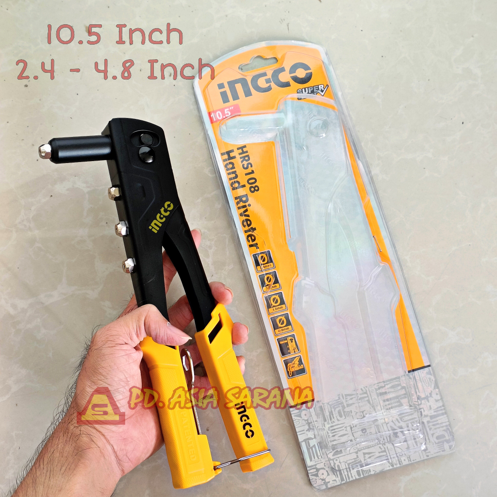 Jual Hand Riveter 10.5" Inch INGCO HRS108 Industrial Tang Rivet Ripet ...