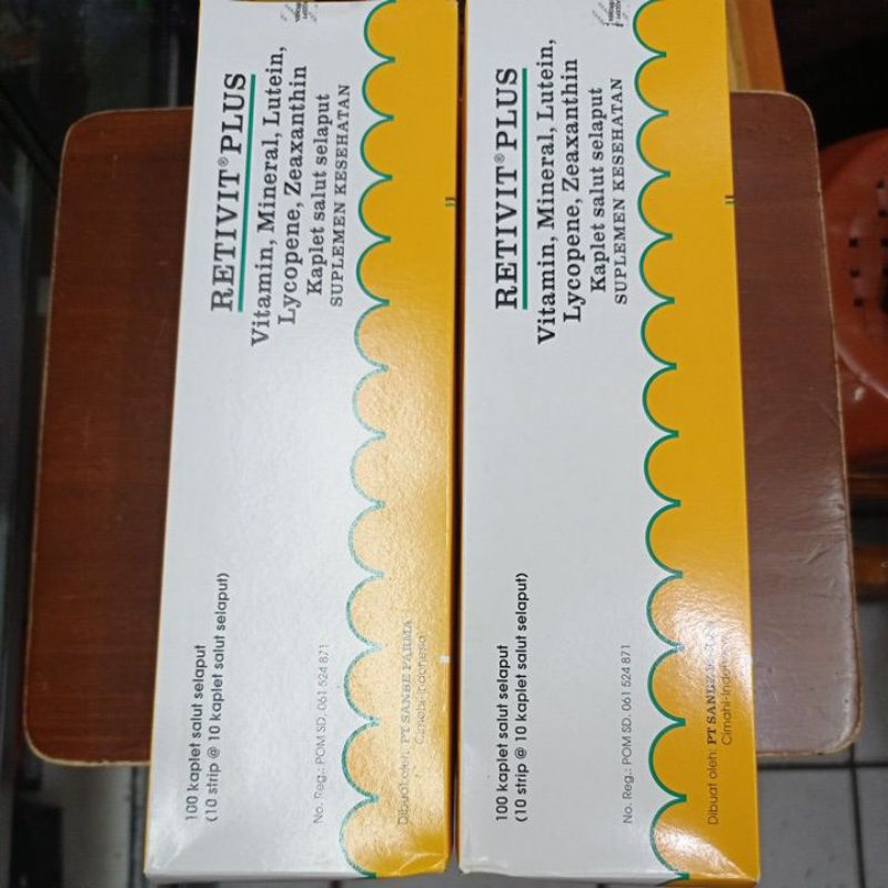 Jual retivit plus untuk kesehatan mata 1 box 100 tablet | Shopee Indonesia
