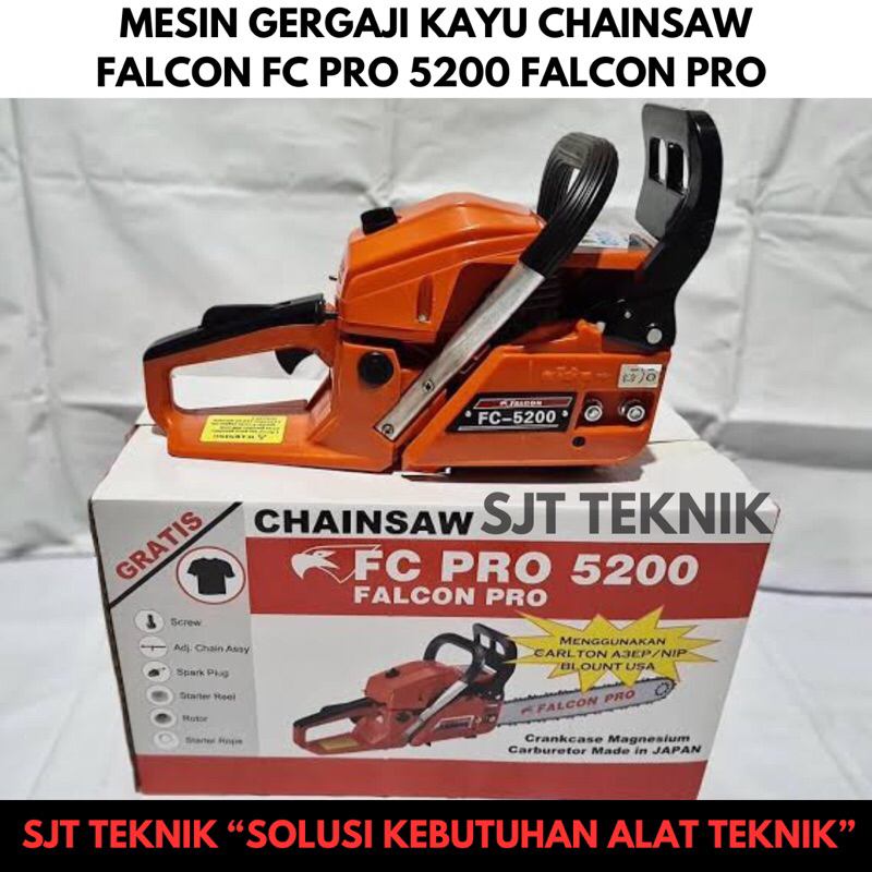 Jual mesin senso kecil chainsaw mini gergaji kayu falcon pro fc pro ...