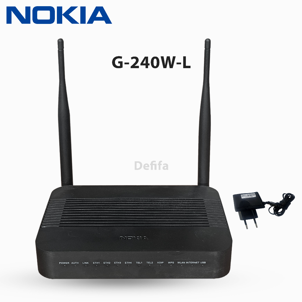 Jual Modem FTTH Router Open ONT Nokia G-240W-L GPON WIFI WIRELESS Akses ...