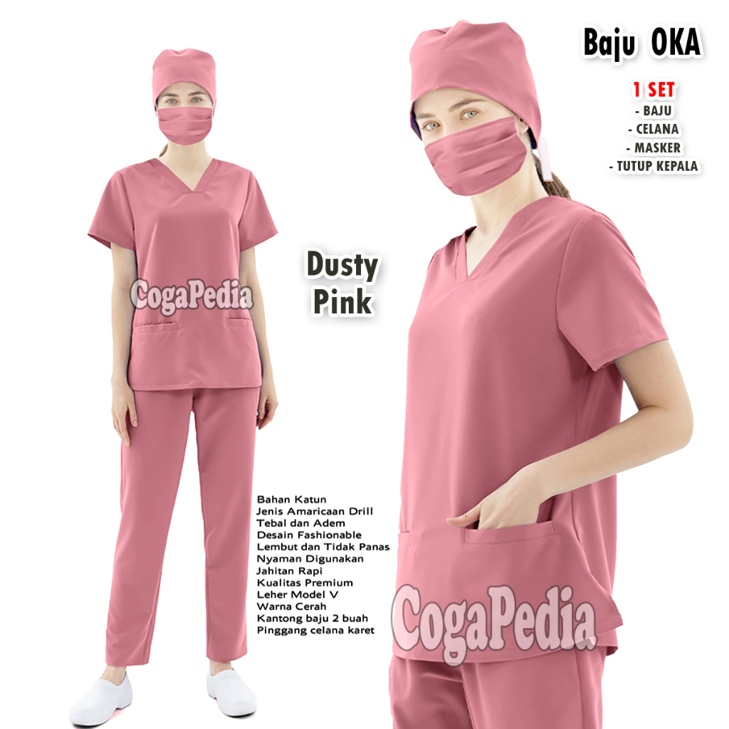 Jual Baju Ok Medis Terbaru - Baju Jaga Dokter/Perawat - Baju OK Lengan ...