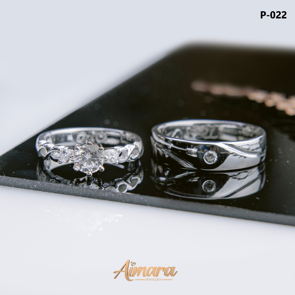 Jual [Ready Stock] Cincin Couple Perak Silver 925 Gratis Ukir Nama Bergaransi P-022 | Shopee ...