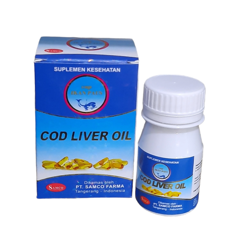 Jual MINYAK IKAN COD LIVER OIL CAP PAUS | Shopee Indonesia