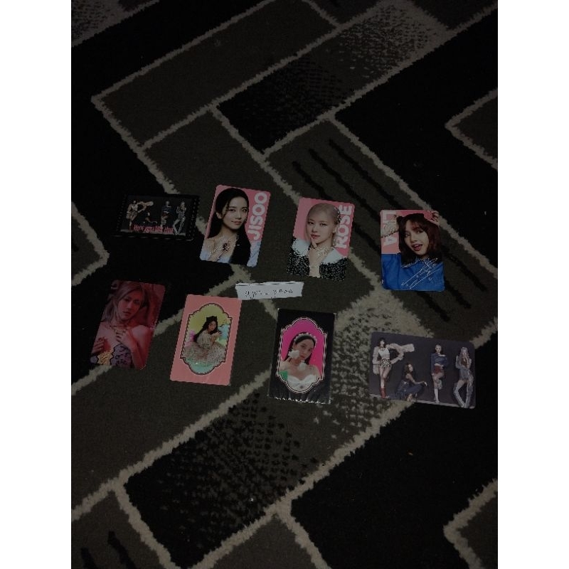 Jual Sharing blackpink photocard jisoo,jennie,rosé,lisa oreo,POB ktown ...