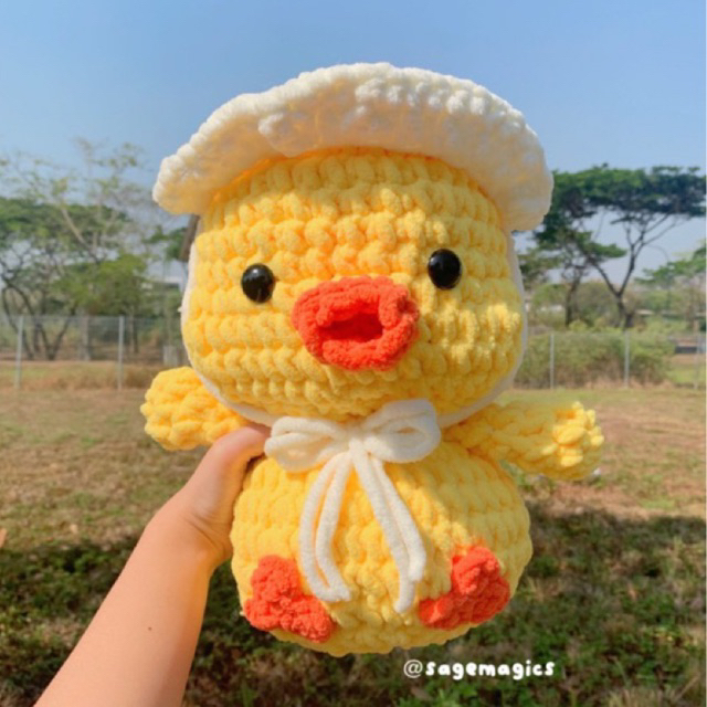 Jual Amigurumi Bebek Boneka Rajut Bebek Grumpy Chick Boneka Bebek Lucu ...