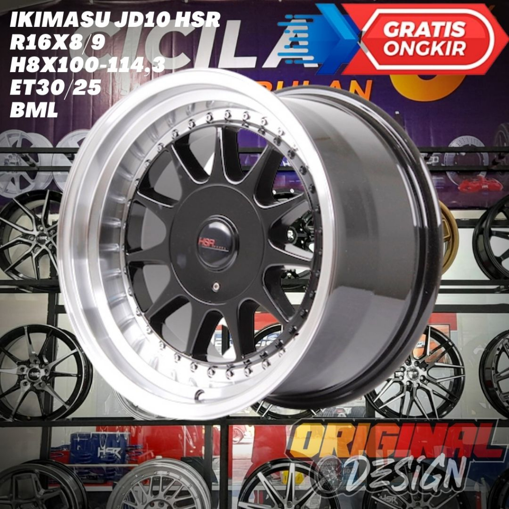 Jual Velg Mobil Ring 16 HSR IKIMASU R16 Untuk Vios , City , Baleno , Soluna | Shopee Indonesia