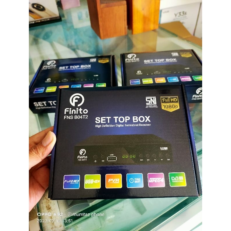 Jual STB FINITO/MITSUYAMA DVB-T2 BAHAN BESI SNI, YUTUBE WIFI lancar ...