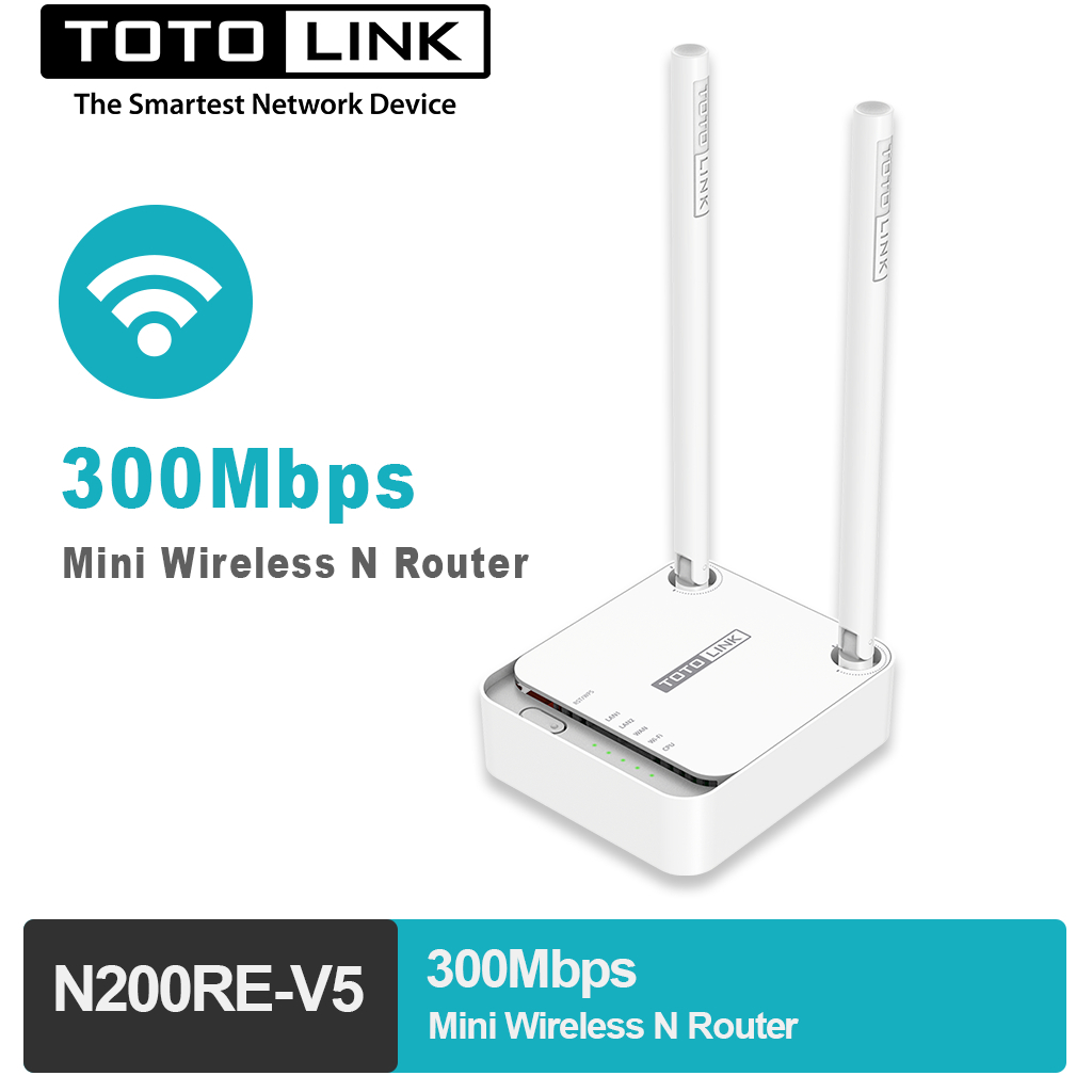 Jual Router Totolink N200RE Premium Wireless Wifi Dual Band 2 Antena Toto Link Full Set | Shopee ...