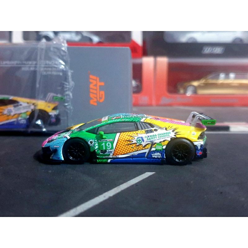 Jual Diecast Mini GT Lamborghini Huracan GT3 Evo #19 2020 IMSA no 552 ...