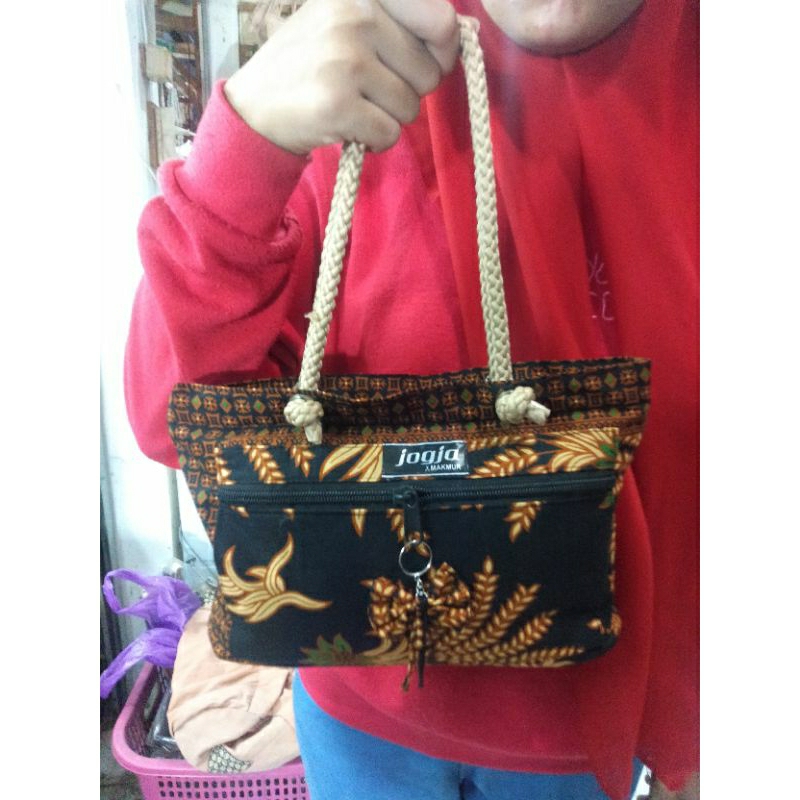 Jual Termurah!! tas batik Jogja tali sumbu|| oleh oleh khas jogja ...