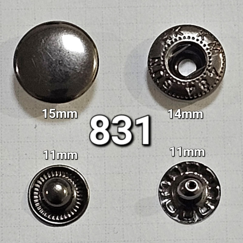 Jual Kancing Jepret Besi 831 @5 gros 15mm/1,5cm Kancing Cetet/Snap ...