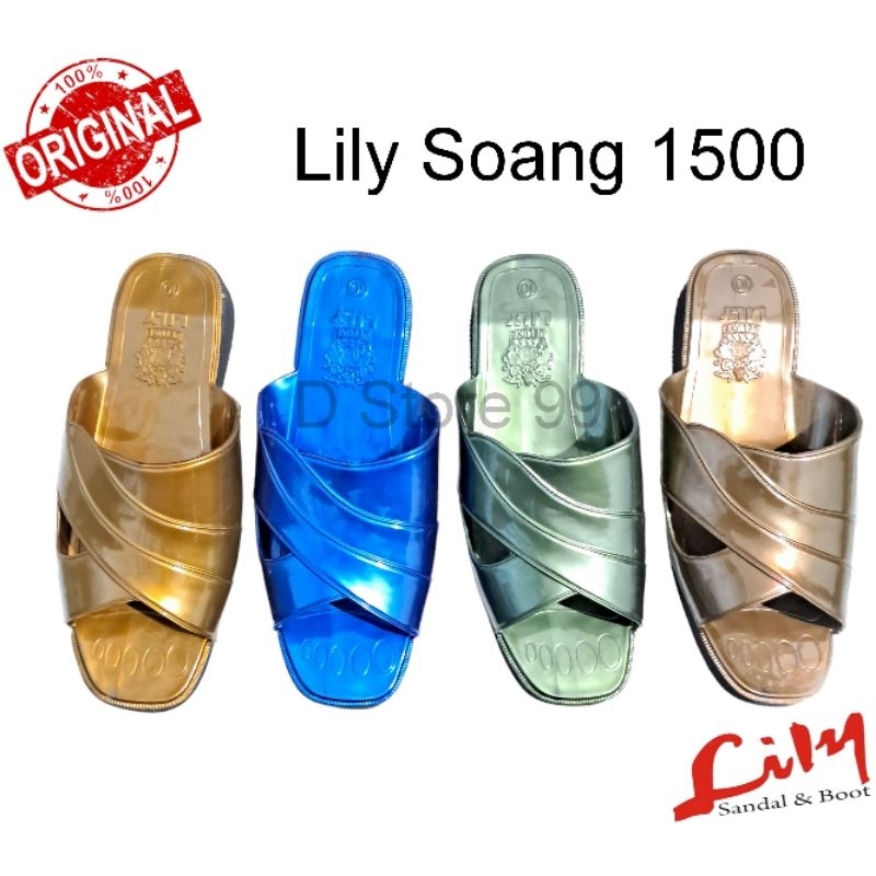 Jual Sandal Lily Soang/Sendal Jadul Original Type 1500 Model Selop ...