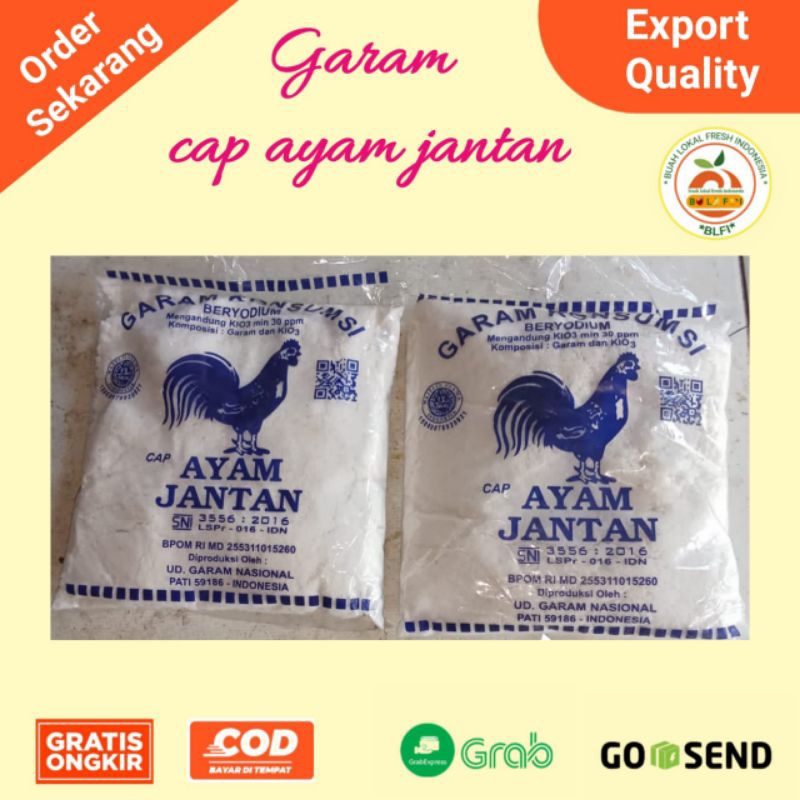 Jual GARAM CAP AYAM JANTAN ( 200gr ) | Shopee Indonesia