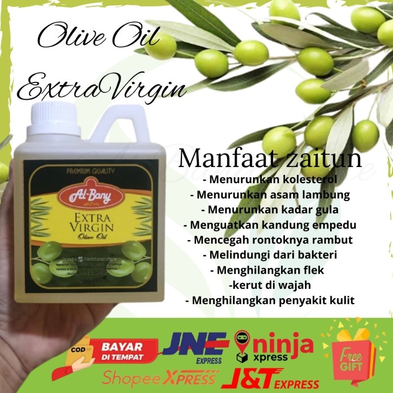 Jual Minyak Zaitun Extra Virgin 500ml Original ( Organic Bisa Diminum ...