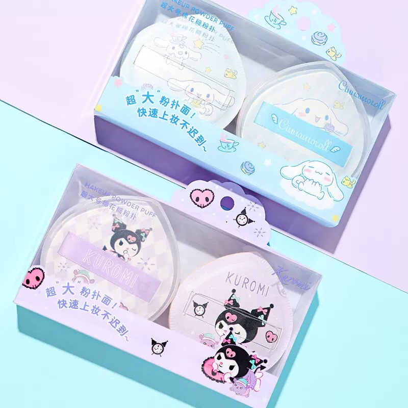 Jual Sanrio x MINISO Makeup Powder Puff Lucu Kuromi Cinnamoroll Spons ...