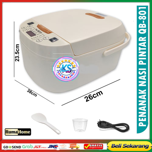Jual Rice Cooker Fleco QB-801 Magicom Digital Multi Fungsi - Low Carbo ...