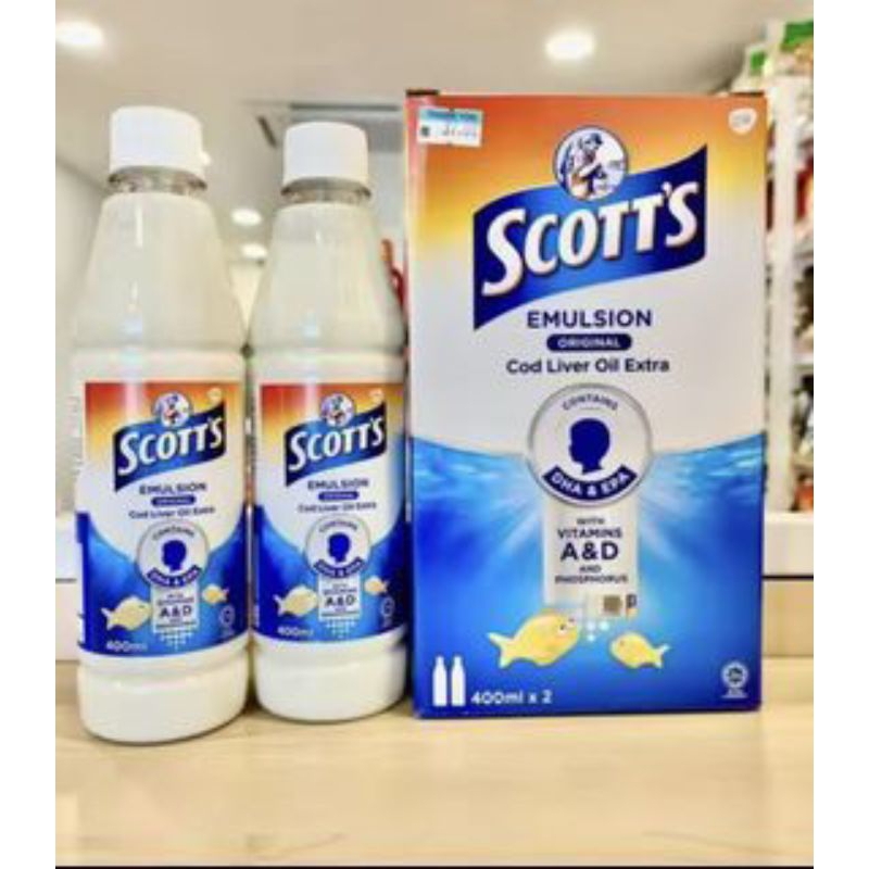 Jual SCOTT'S EMULSION Original 400ml | Shopee Indonesia
