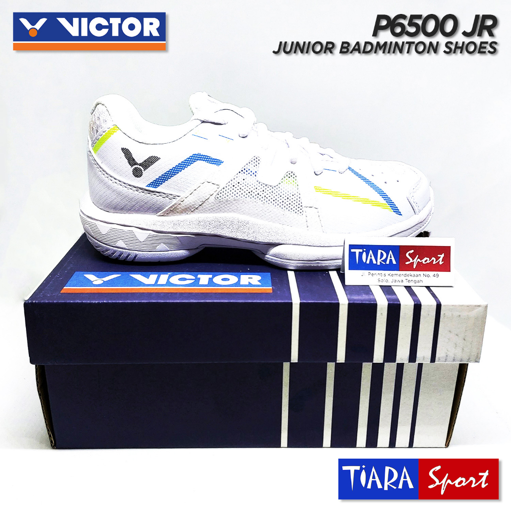 Jual Sepatu Anak VICTOR P6500 JR A - Pearly White - Junior Badminton ...