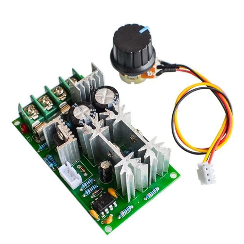 Jual PWM 20A regulator motor DC 10V-60V / Dimmer Dc 20A Bisa untuk ...