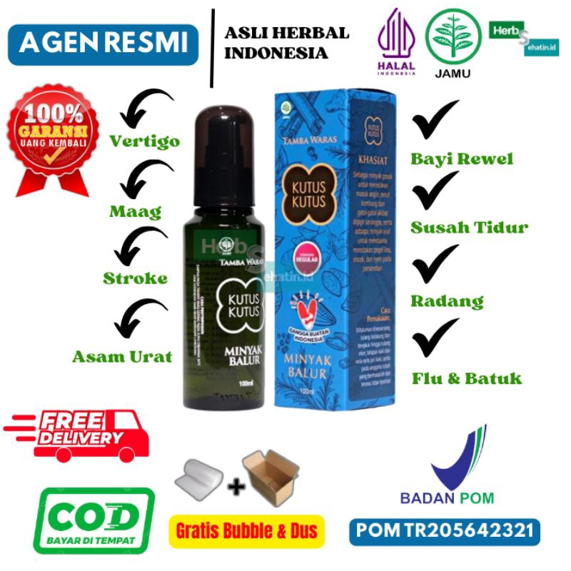 Jual Kutus Kutus Minyak Balur Tamba Waras Original 1000 Shopee Indonesia