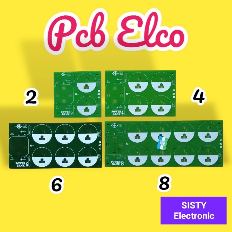 Jual Pcb Elco Pcb Power Suply 2 4 6 8 Elco | Shopee Indonesia