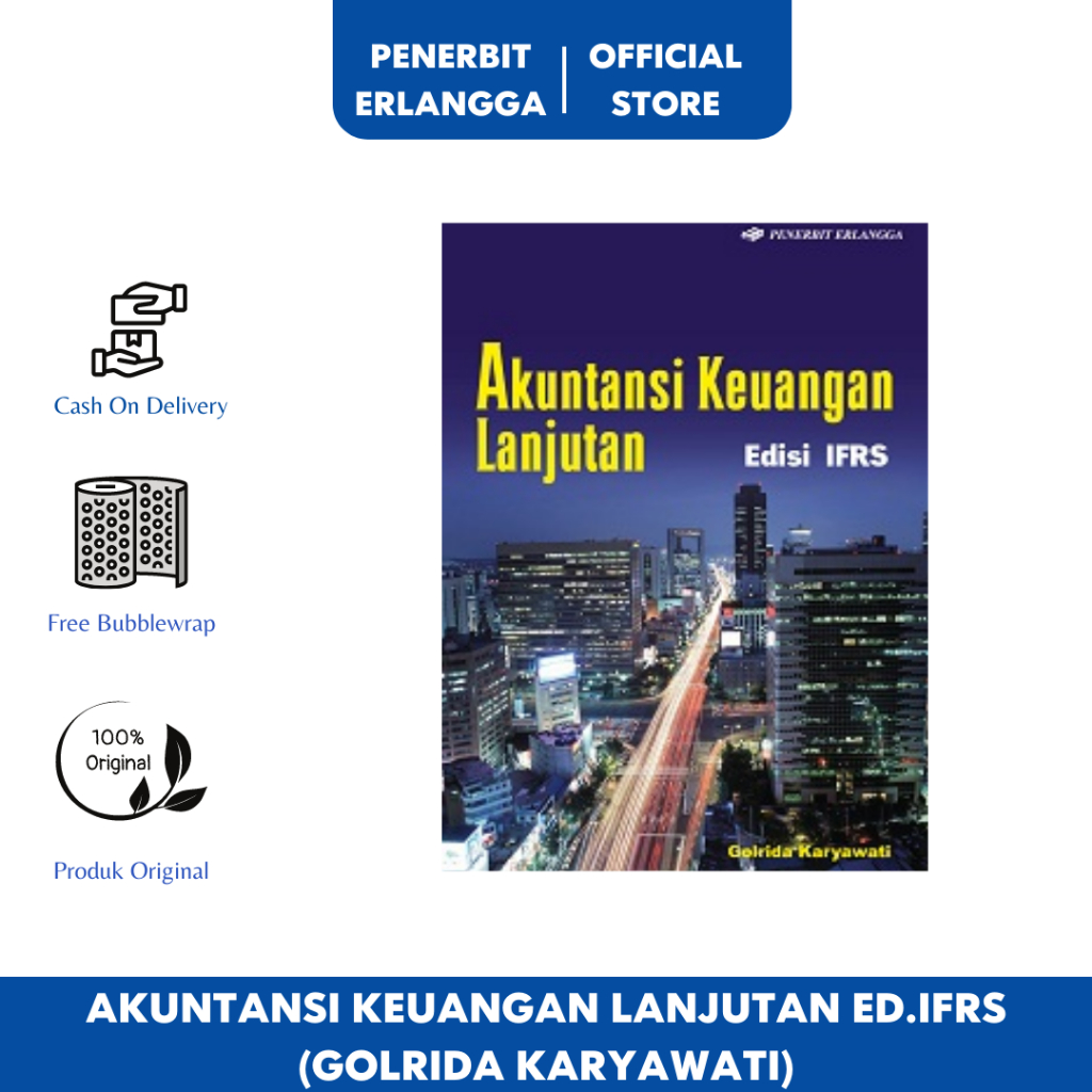 Jual [Erlangga Official] Akutansi Keuangan Lanjutan Edisi Ifrs - Golrida Karyawati | Shopee ...