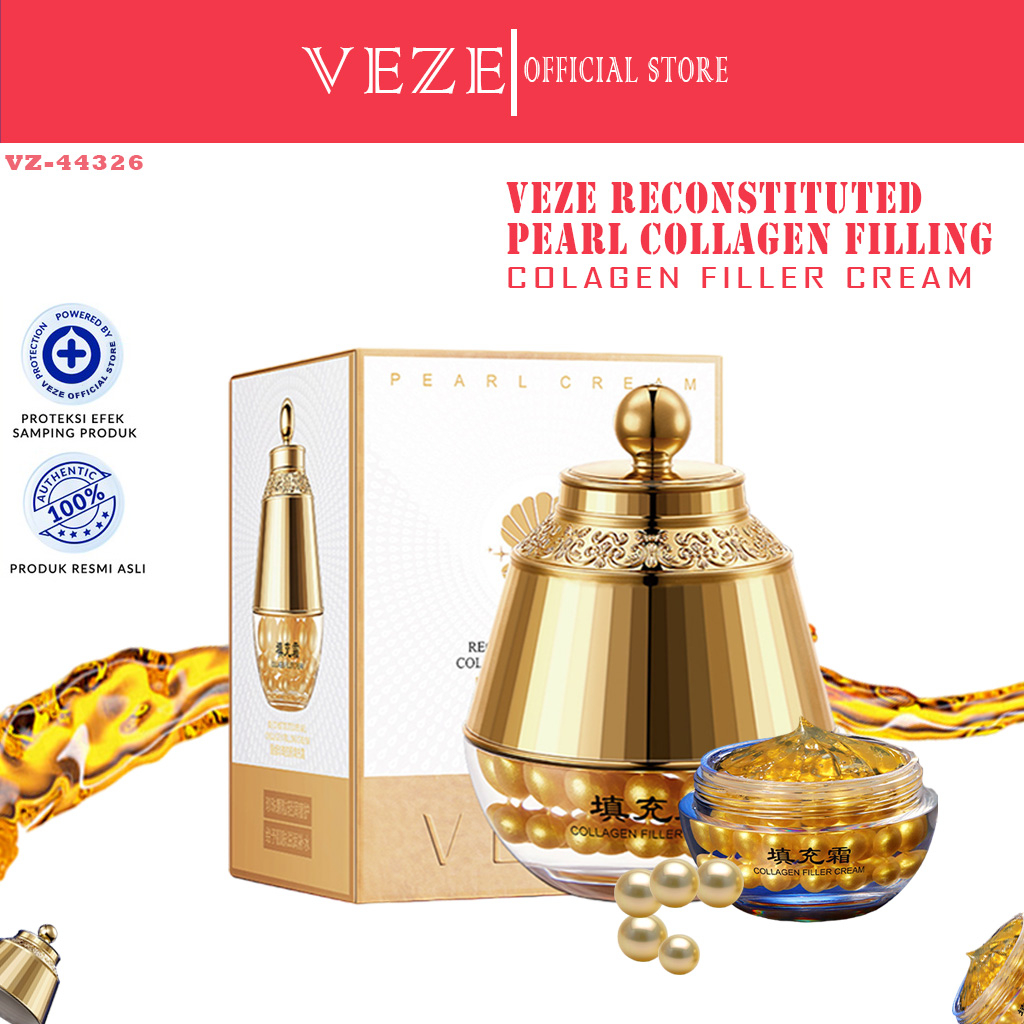 Jual Veze reconstituted pearl collagen filling cream-VZ44326 | Shopee ...