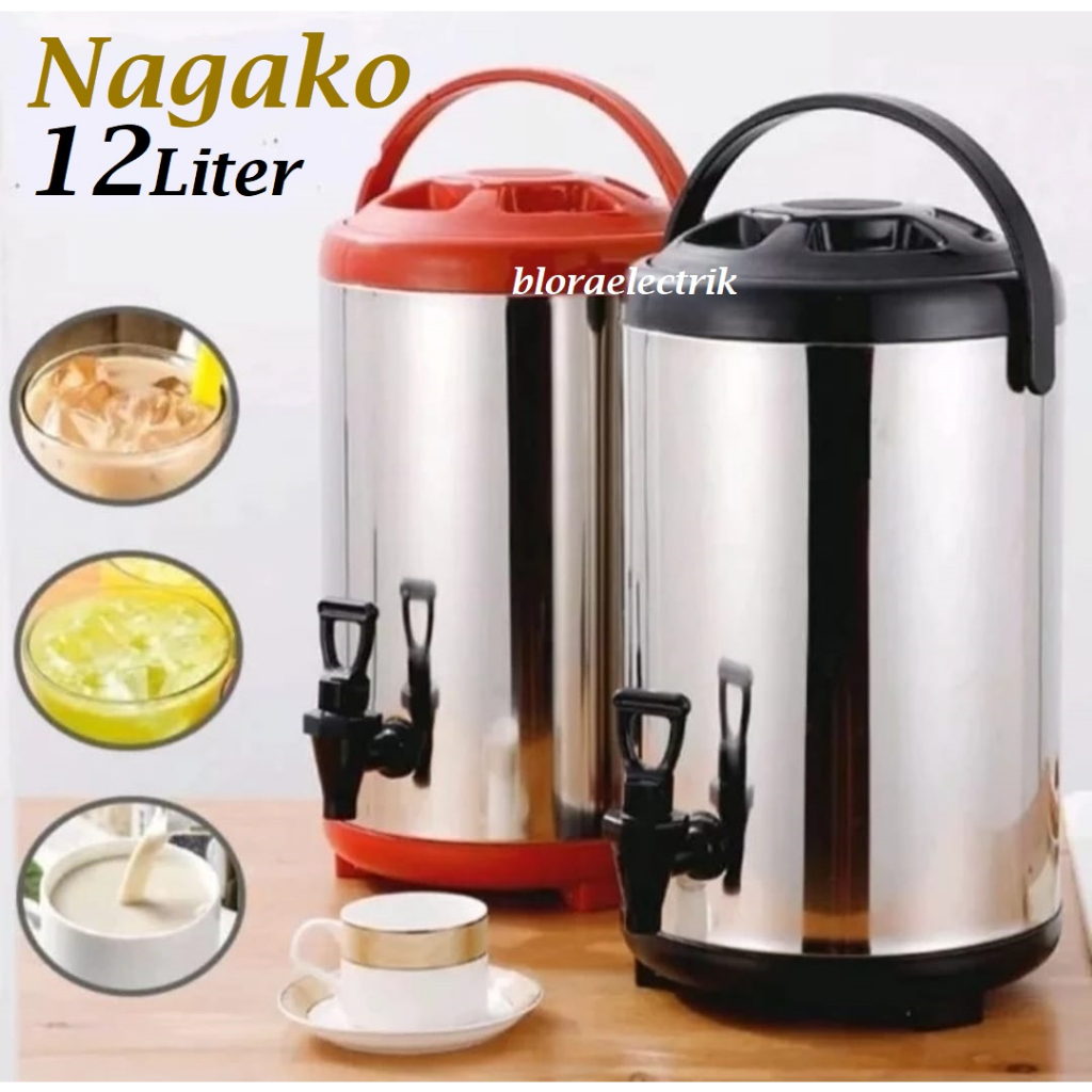 Jual Termos Air Panas Dan Dingin Nagako Kapasitas 12 Liter Stainless ...