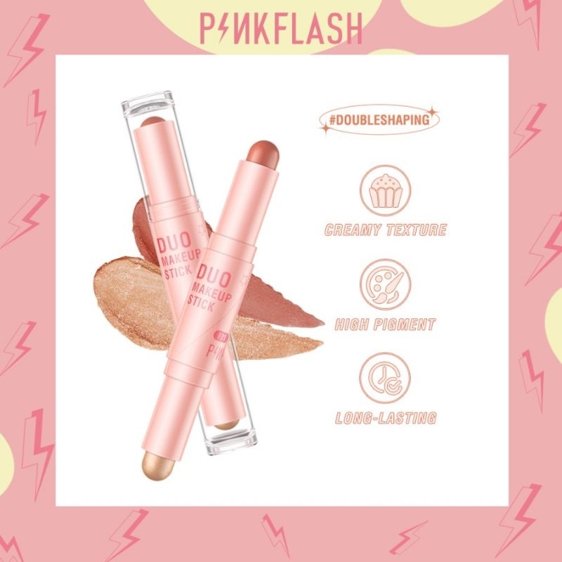 Jual Pinkflash Duo Makeup Stick / Highlighter Contour Shading | Shopee ...