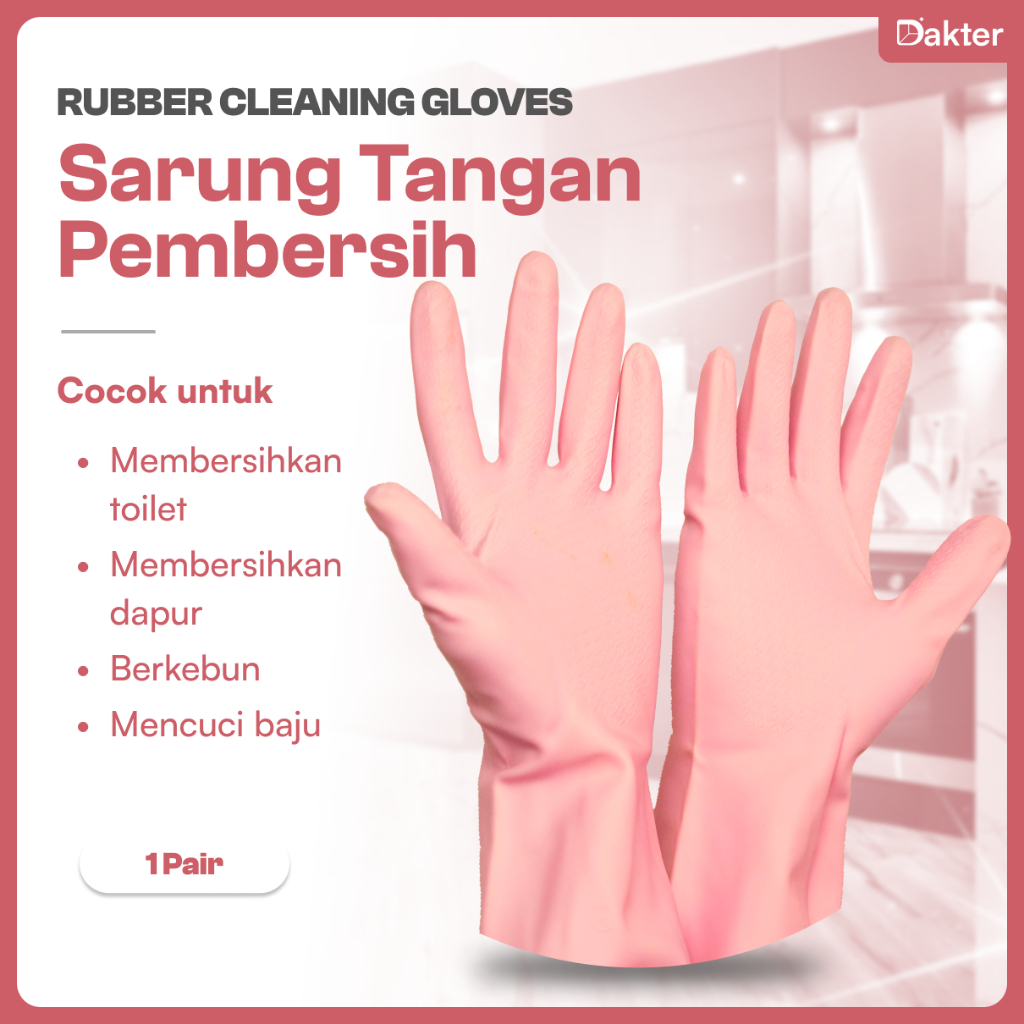 Jual Rubber Cleaning Glove - Dakter | Sarung Tangan Karet, Glove Karet ...