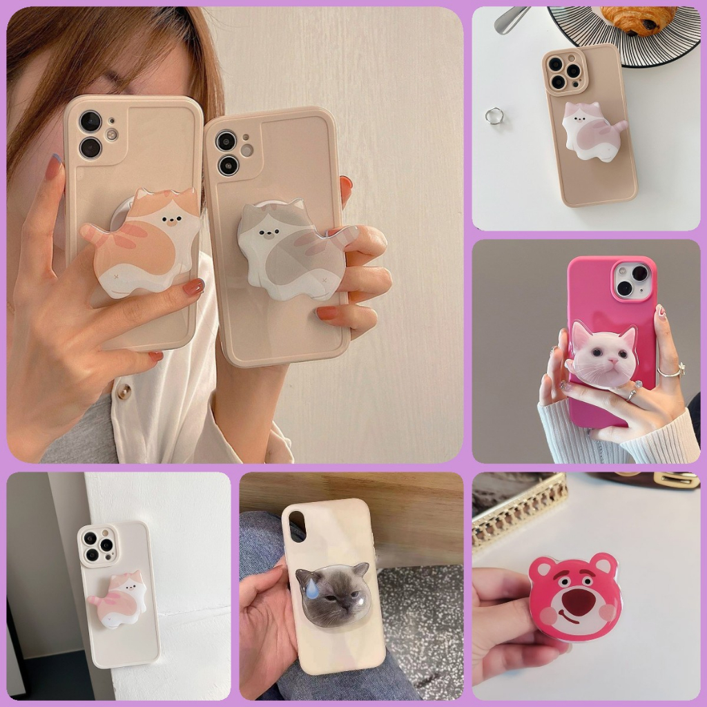Jual Phone Holder PVC/CARTOON - Griptok 3D/ Stand HP/ Phone Stand ...