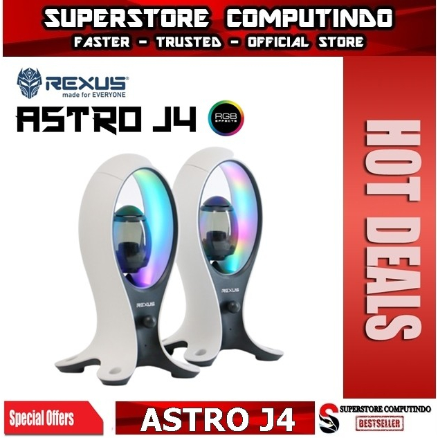 Jual Rexus Headset Stand Speaker Wireless RGB Astro J4 | Shopee Indonesia
