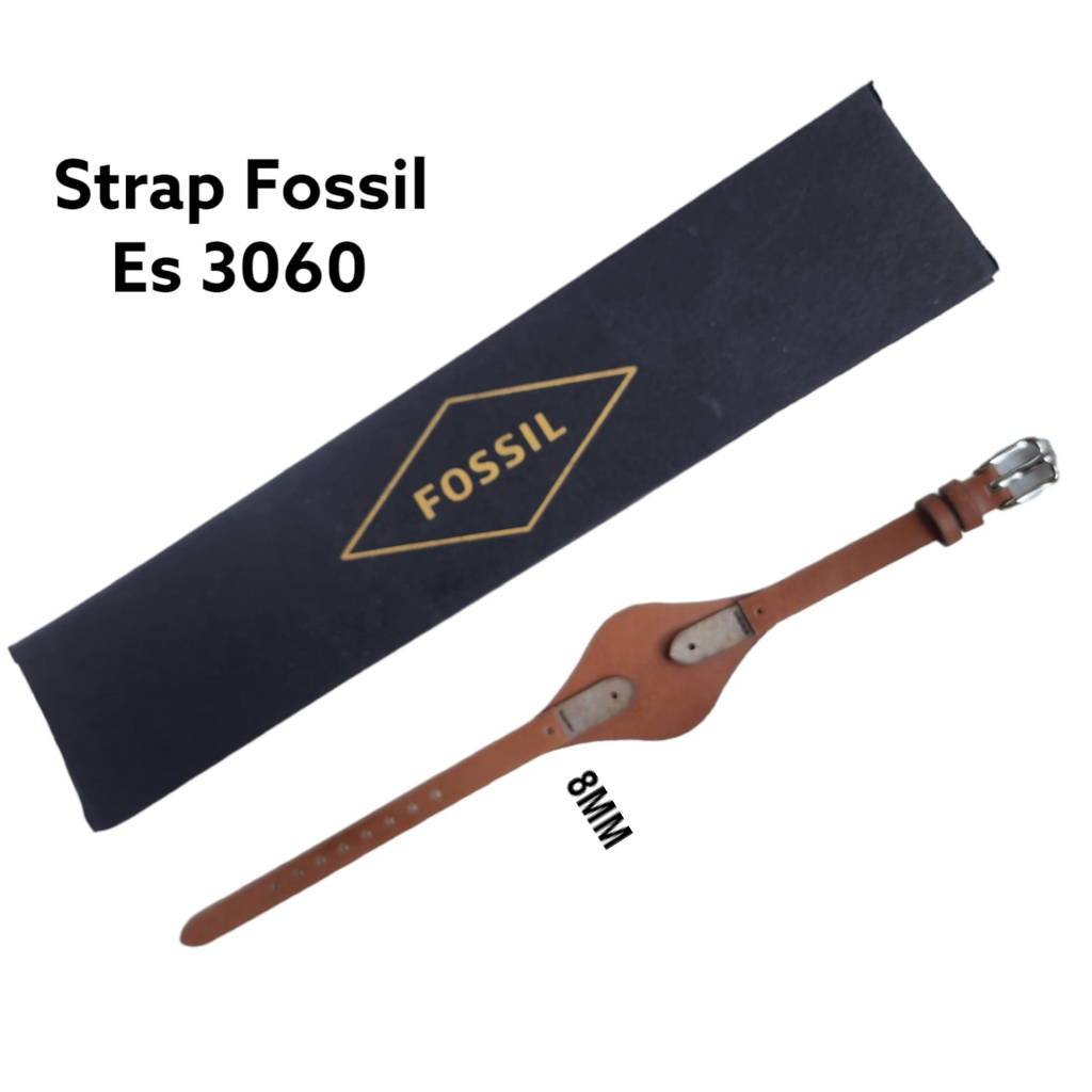 Jual Original Tali Strap Jam Tangan Fossil Georgia Bone 8MM Type ES3148 ...