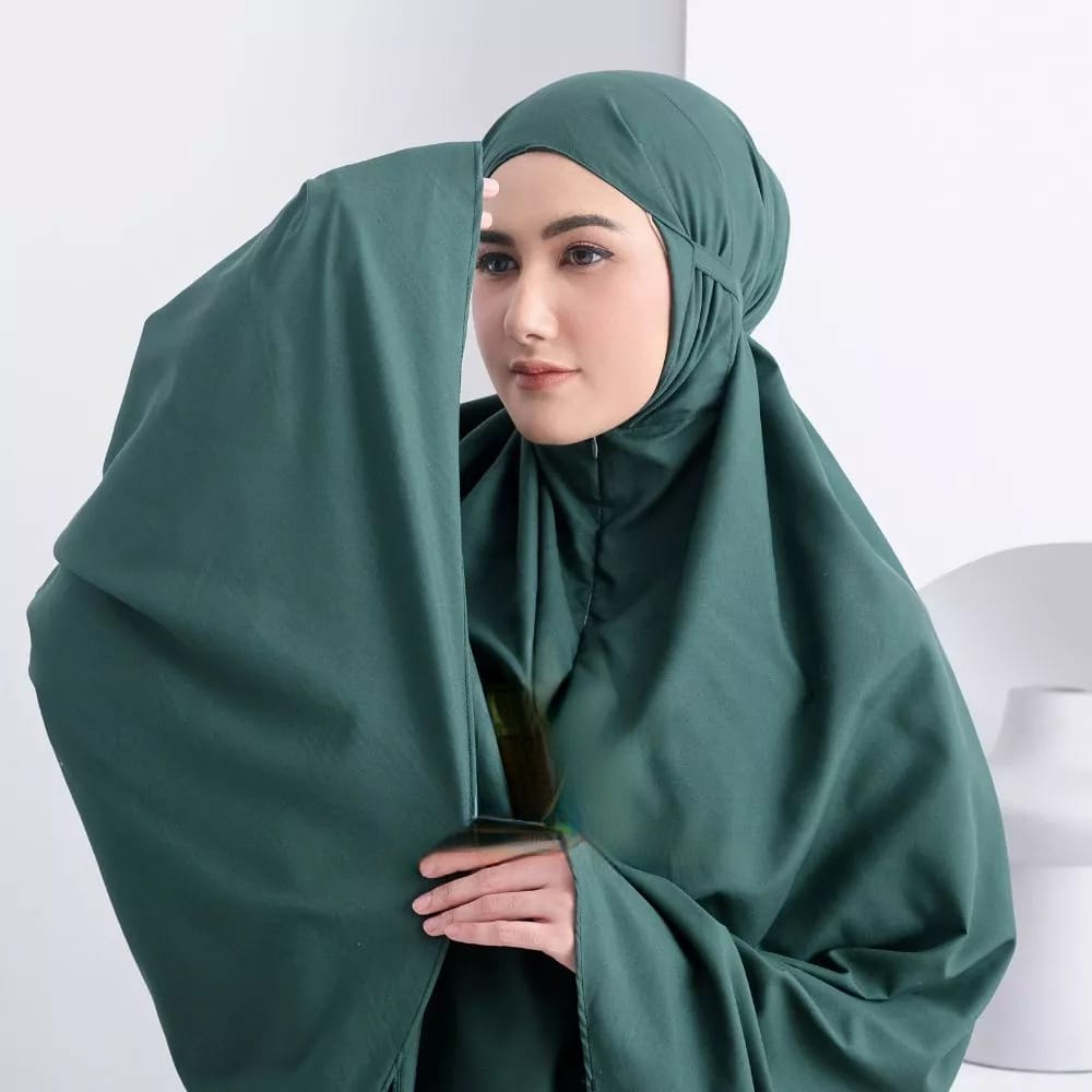 Jual Perlengkapan Ibadah Sholat Mukena traveling motif polos nadia 2in1 ...