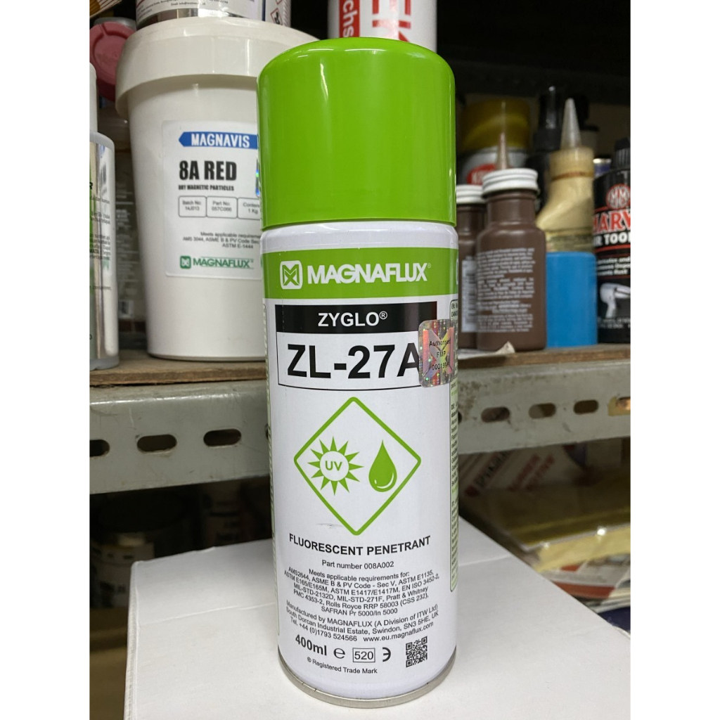 Jual magnaflux ZL-27A flourescent penetrat zyglo 400ml | Shopee Indonesia