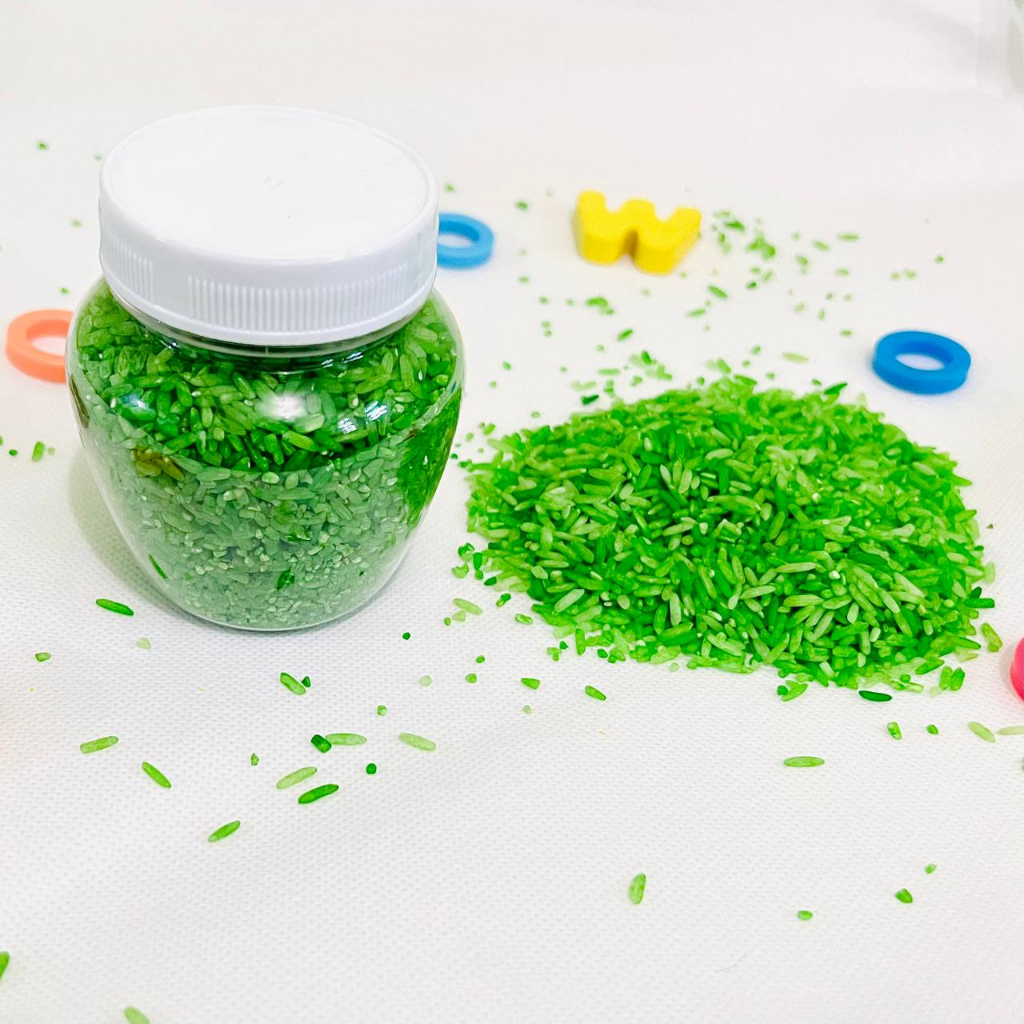 Jual Beras Warna Warni Kemasan Botol 150 gram | Beras Montessori ...