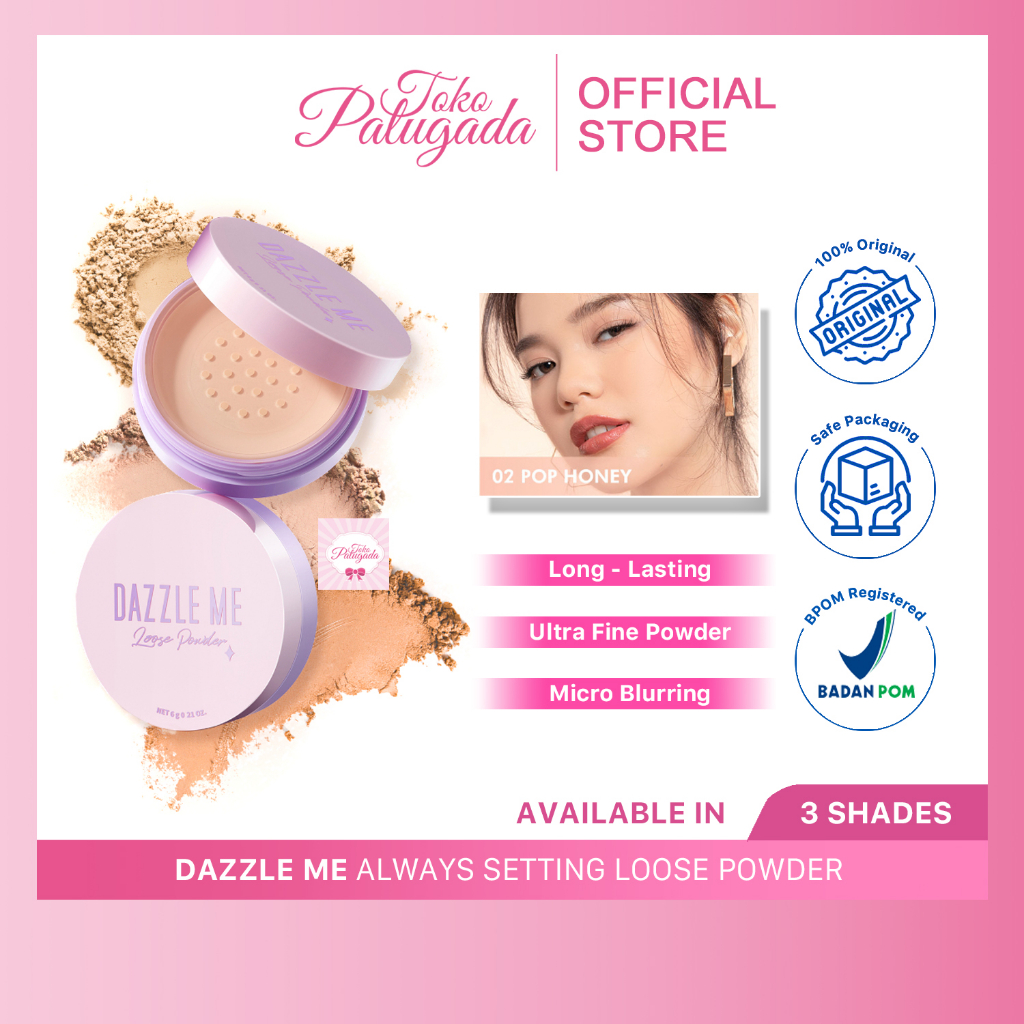 Jual [BISA COD] DAZZLE ME Always Setting Loose Powder - Dazzle Me Loose ...