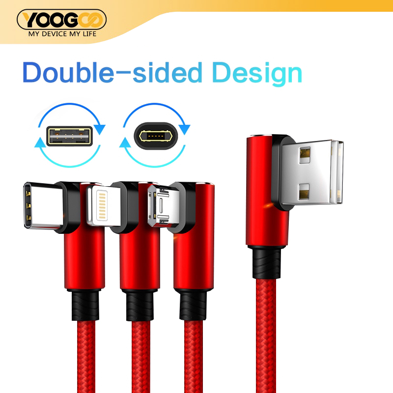 Jual 3 In1 Charging Kabel Data Cable for Android Apple Type-c | Shopee ...