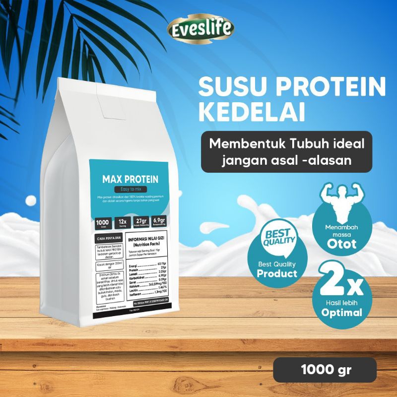 Jual 1000gr SUSU PROTEIN FITNES DIET SOY PROTEIN ISOLATE | Shopee Indonesia