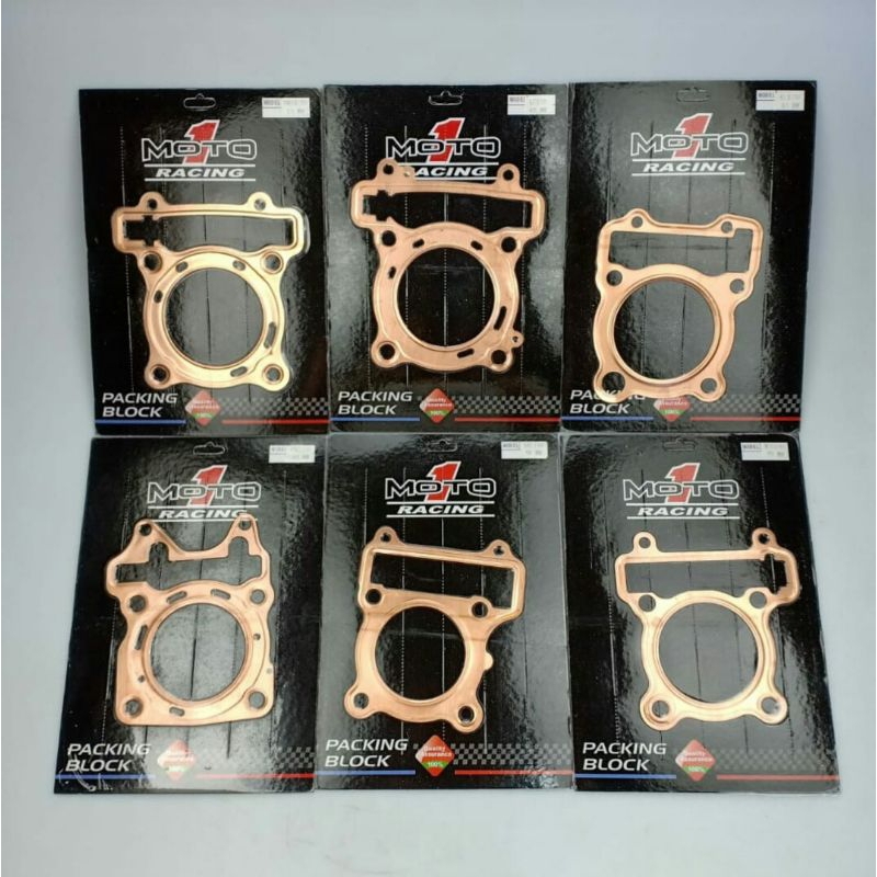 Jual Paking Head Gasket Tembaga MOTO 1 Nmax Aerox Lexi PCX 150 R15 New ...